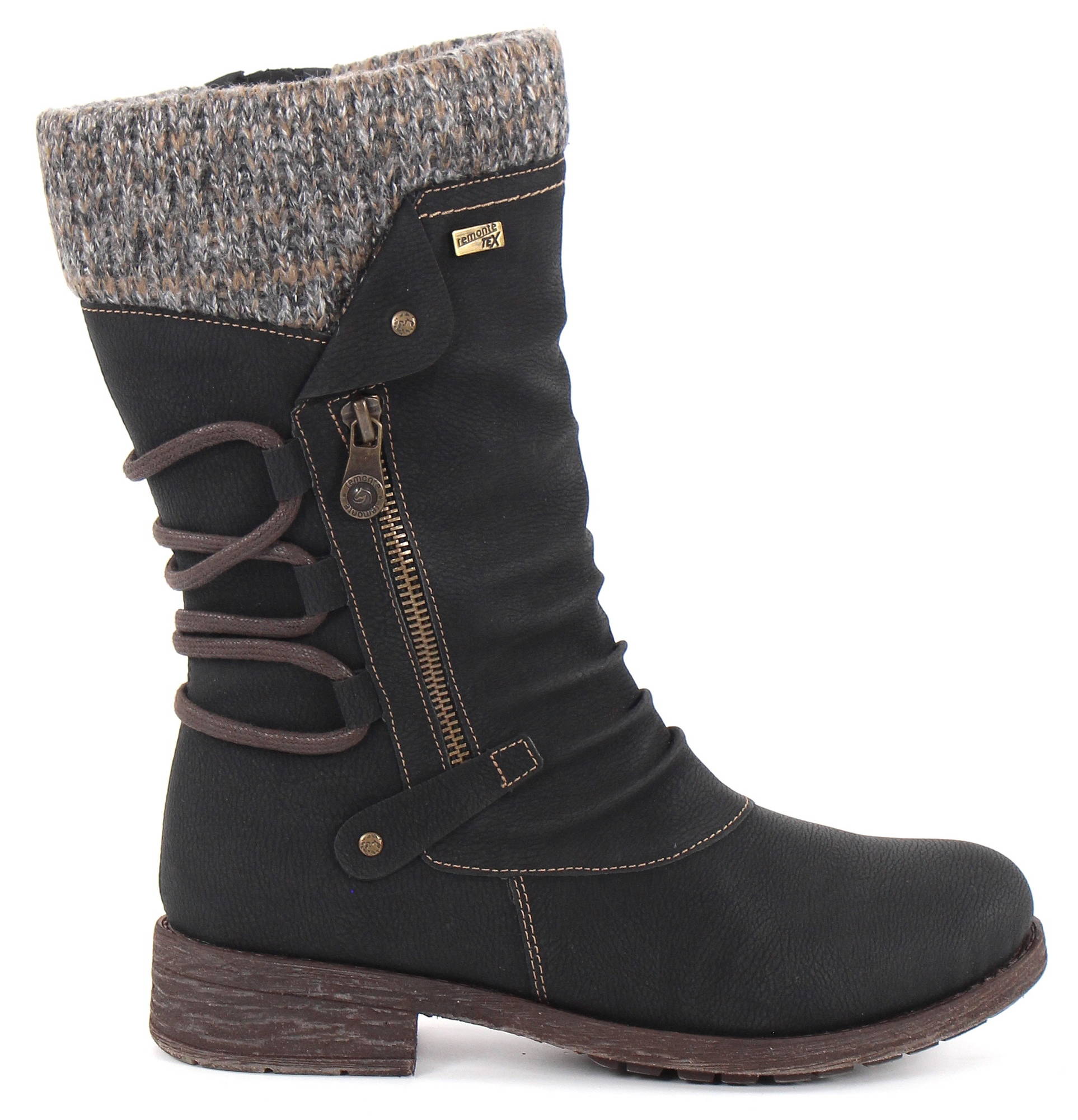 Rieker Remonte dam Stövlar D8070-01 svart - Stiletto.fi webbutik